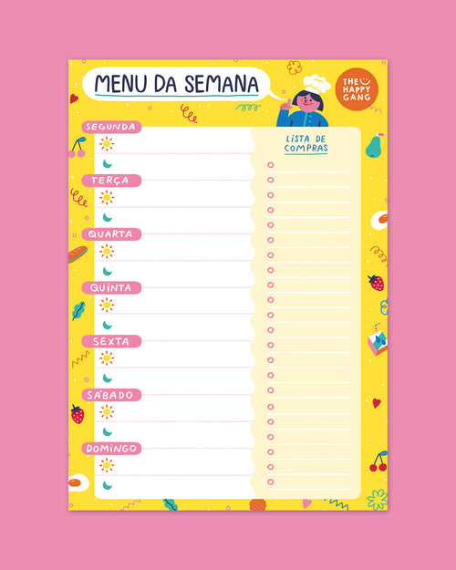 Bloco Menu Semanal
